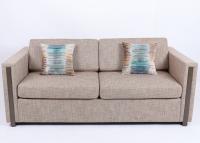 China Fabric Upholstered Wooden Arm Hotel Queen Sofa Sleeper Luxury Modern Design for sale