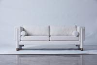 China Modern Sofa Set For Living Room Lobby Two Places Leisure Wood Frame for sale