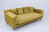 China Customized Modern Velvet Fabric Living Room Sofa With Wood Frame for sale