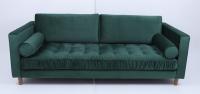 China Modern Advanced Velvet Fabric Sofa With Wood Frame For Home Furniture for sale