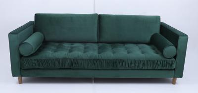 China Modern Advanced Velvet Fabric Sofa With Wood Frame For Home Furniture for sale