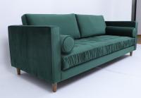 China Modern Advanced Velvet Fabric Sofa With Wood Frame For Home Furniture for sale