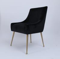 China Customized Hotel Chairs Couches With Wood Frame Velvet Fabric for sale
