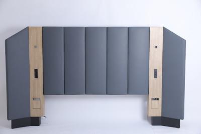 China Hotel Bed Headboard Bedroom EKing Siz Bed Furniture Fabric Upholstered Tuft for sale