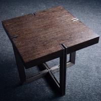 China Rrecycled Wood Furniture Antique Tea Table Natural Color Strong Rustic for sale