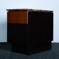 China American Style Marble Top Bedside Table Nightstand Bedroom Furniture for sale