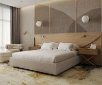 China Hotel bedroom furniture sets for 5 star hotel rooms solid wood bedroom furniture for sale