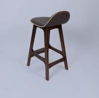 China Leisure Solid Oak Wood Bar Chair Hotel Bedroom Brown 30pieces for sale