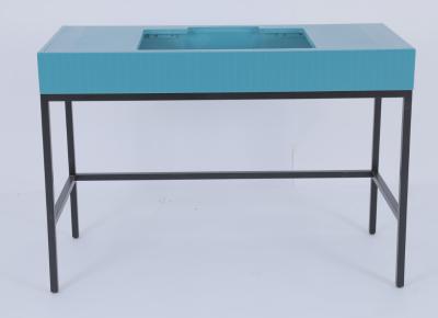China Stainless Custom Modern Bathroom Vanity With Metal Console for sale