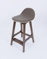 China Solid Wood Barstool Luxury Vinyl For Dining Room Restaurant for sale
