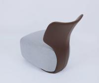 China Linen Fabric Vinyl Leisure Lounge Chair for Guesting Room for sale
