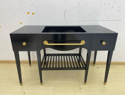 China Modern Custom Bathroom Vanity With Metal Console OEM ODM for sale