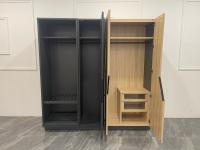 China Customized Size Modern Wood Wardrobe For Guest Room Stand Alone for sale