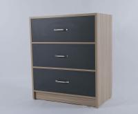 China Wooden Grain Custom Night Bedside Table For Living Room for sale