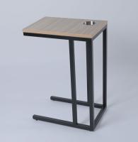 China Metal & Wood Custom Side Table With Tea Cup Holder for sale