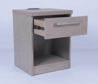 China Custom Night Stand Bedside Table Wood & Marble Material for sale