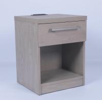 China Custom Night Stand Bedside Table Wood & Marble Material for sale