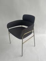 China Luxury Dining Chair Stainless Steel Frame OEM / ODM Are Welcomed for sale