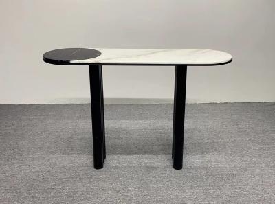 China Living Room Custom Coffee Table With Marble Top Metal Frame for sale