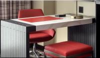 China Commercial Hotel Luxury Furniture , Apartment Hotel Bedroom Furniture Drak Color for sale