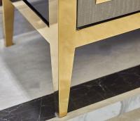 China 5 Star Hotel Style Bedroom Furniture , High Endmetal Frame Dresser Customized for sale