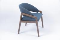 China Fabric Metal Loft Dining Armchair Furniture Dining Room Chairs Customized Sizes for sale