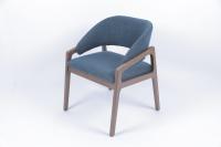 China Fabric Metal Loft Dining Armchair Furniture Dining Room Chairs Customized Sizes for sale