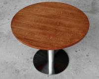 China Durable Wooden Dining Room Tables Polished Metal For Restaurant for sale