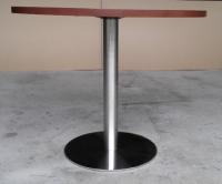 China Durable Wooden Dining Room Tables Polished Metal For Restaurant for sale