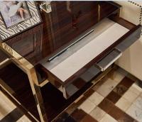 China High End Hotel Bedside Tables 1 Drawer For 5 Star , Marble Top Nightstand for sale