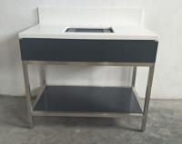 China Bathroom Floating Bathroom Cabinets Metal Bar Luxury Furniture , Modern Style for sale