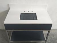 China Bathroom Floating Bathroom Cabinets Metal Bar Luxury Furniture , Modern Style for sale