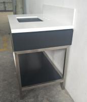 China Bathroom Floating Bathroom Cabinets Metal Bar Luxury Furniture , Modern Style for sale