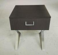 China King Size Hotel Bedside Tables Metal Leg Hospitality Case Goods With 100% Sheen for sale