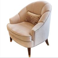 China Fabric Upholstery Living Room Couches , Wooden Hotel Lounge Chair High End for sale