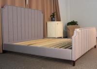 China Wood Fabric Upholstered Bedroom Sets Interior Furniture King / Queen Size for sale
