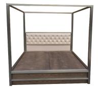 China Contemporary Headboard Upholstered Bedroom Sets NO Folding With Size Custom for sale