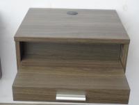 China Wooden Floating Hotel Bedside Tales , Bedroom Night Stands 30% Sheen for sale