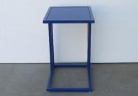 China Simple Style Metal Living Room Coffee Table 1.5'' Wide C Shaped End Table for sale
