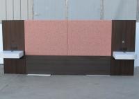 China 30% Sheen Twin Bed Headboards Queen Size , Dark Queen Wood Headboard for sale