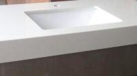 China Custom Open Cube Solid Wood Bathroom Vanities Without Tops White Quartz for sale