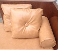 China Long Bedroom Ottoman Bench , Upholstered Luggage Bench With Pillows for sale