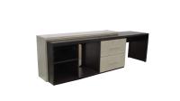 China Semi Finished Bedroom Dresser Sets / European Style Low Long Dresser for sale