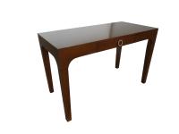 China High Gloass Hotel Writing Desk For Bedroom , Walnut Writing Table 0.2CBM for sale