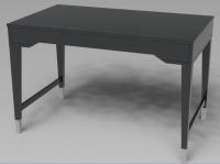 China PU Finish Hotel Writing Desk 1 Drawer With Solid Wood Legs , MDF Board for sale