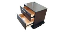 China Queen Size Hotel Style Headboards 2 Night Stands Hospitality Case Goods Dark Walnut Color for sale