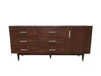 China Walnut Modern Hotel Room Dresser 5 Star Wooden Tv Cabinets 30% Sheen for sale