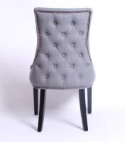 China Tufted Fabric Custom Commercial High Back Dining Room Chairs Elegant Appearance for sale
