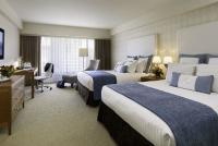 China Deluxe Hotel Room Furnishings ,  King Size Hotel Guest Room Furniture In PU Finish for sale