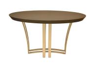China Dark Brass Wooden Dining Room Tables , High End Restaurant Furniture for sale
